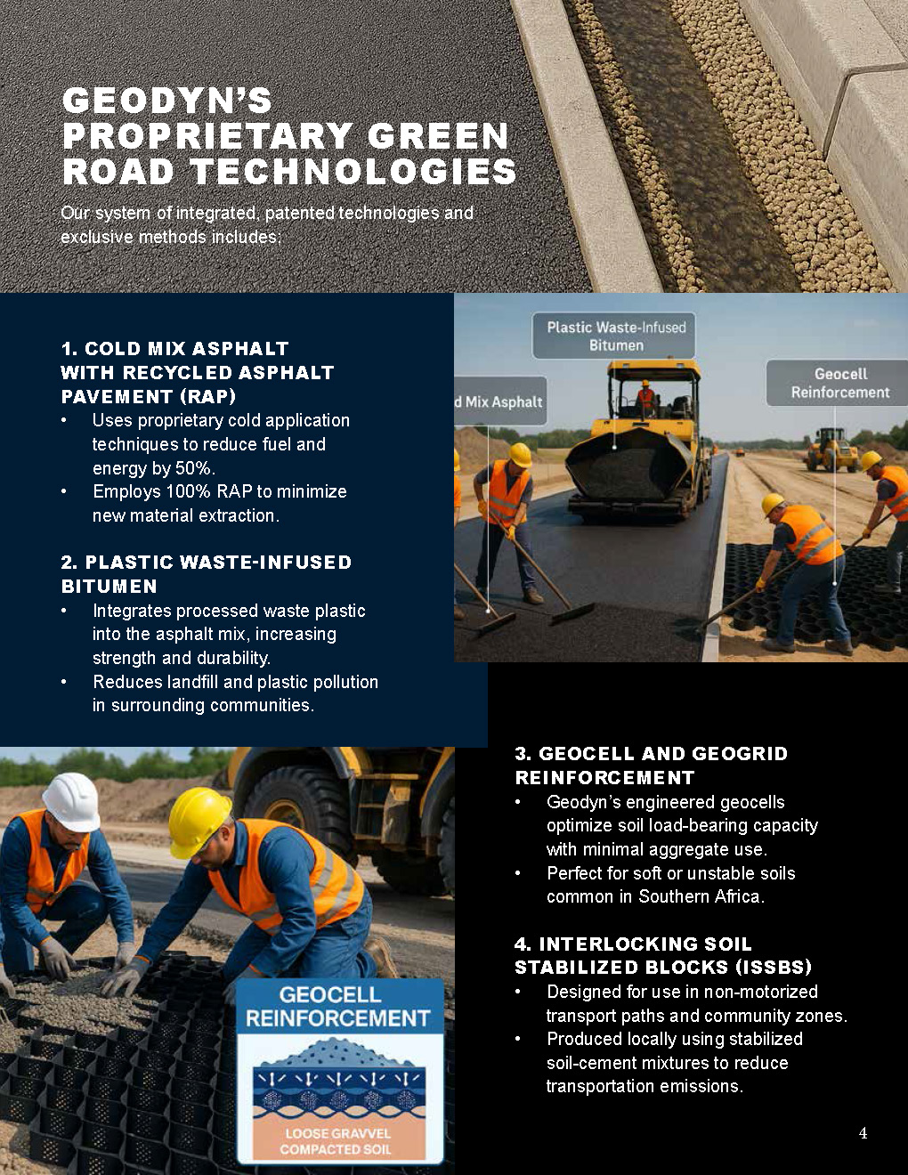 Proposal: Green Road Construction Initiative for South Africa By Geodyn Solutions and Strategic ...